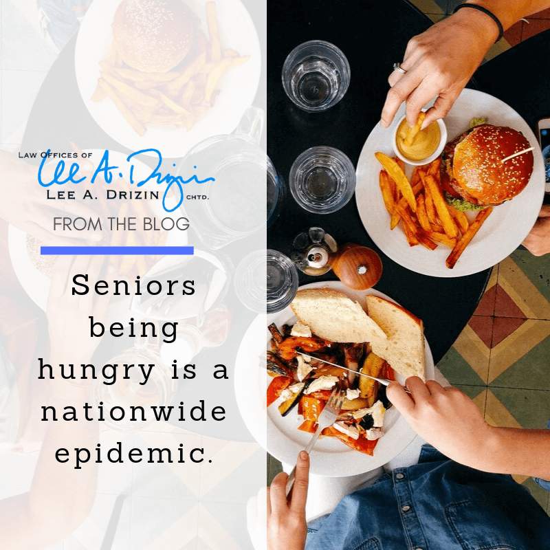 Seniors being hungry is a nationwide epidemic. · Drizin Law | Blog