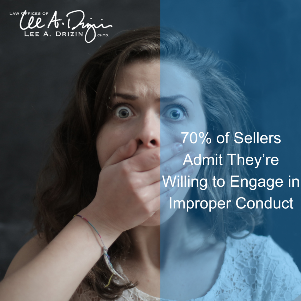 70% of Sellers Admit They're Willing to Engage in Improper Conduct
